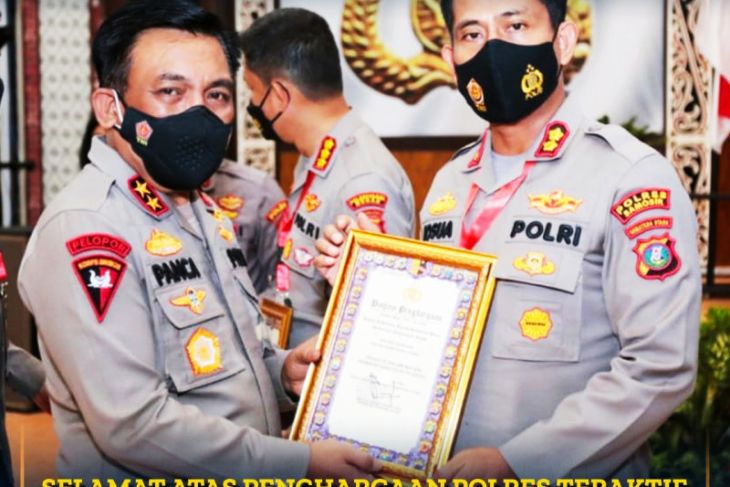 Polres Samosir dapat Penghargaan Atas Prestasi Pemberitaan